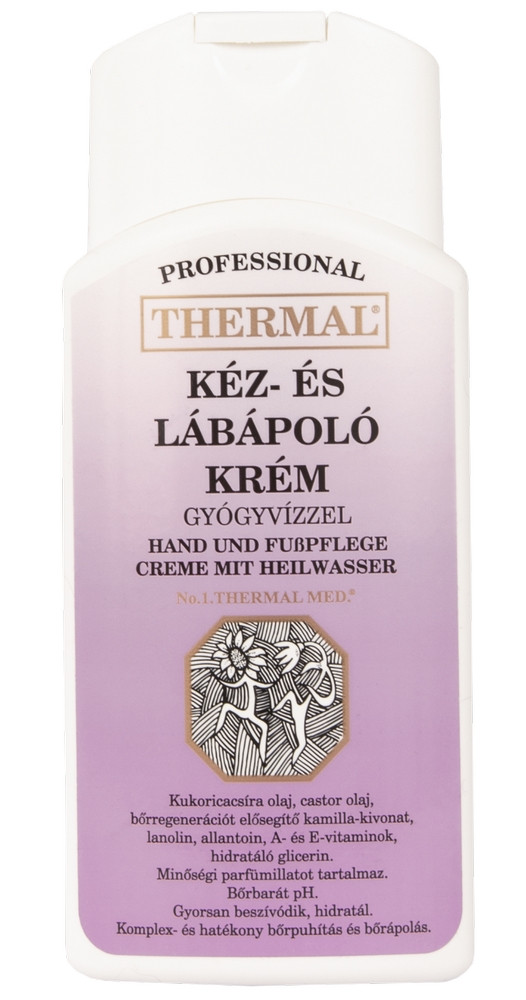 Thermal Kéz- és Lábápoló Krém gyógyvízzel 150 ml - Herbavirá